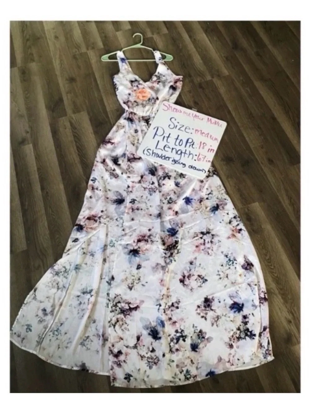 Show Me Your MuMu | Dresses | Show Me Your Mumu White Floral Satin ...